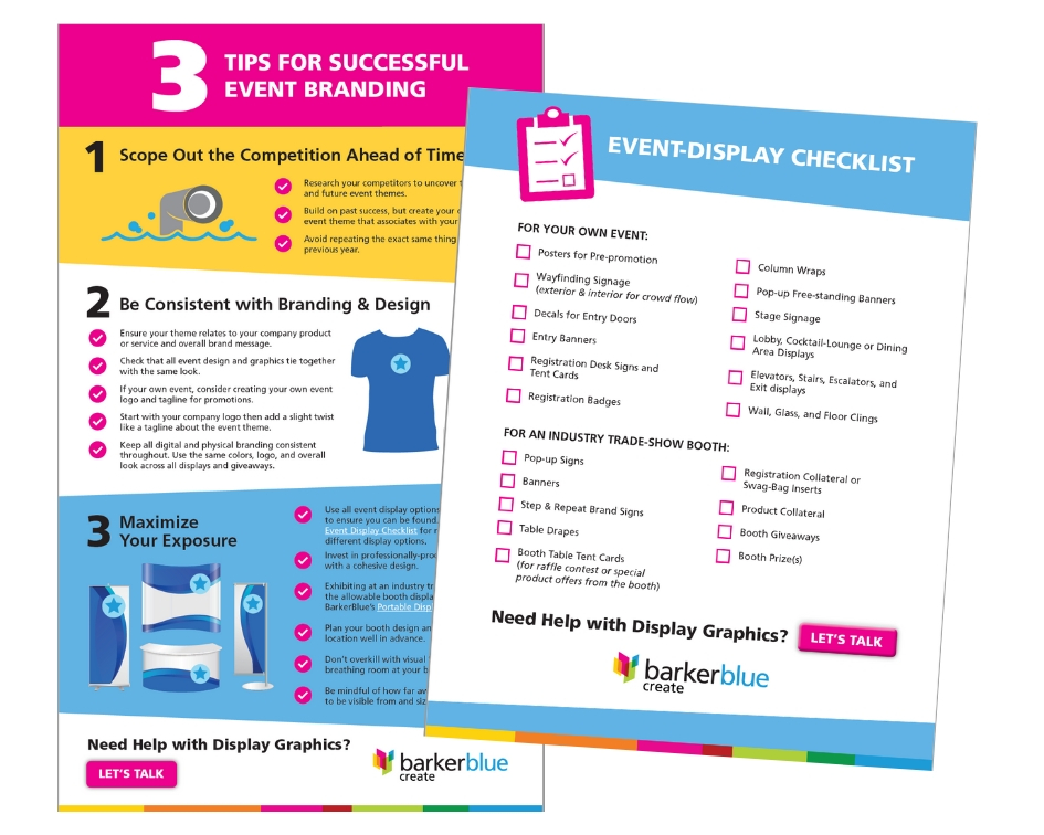 Event Tips & Checklist Promo Page